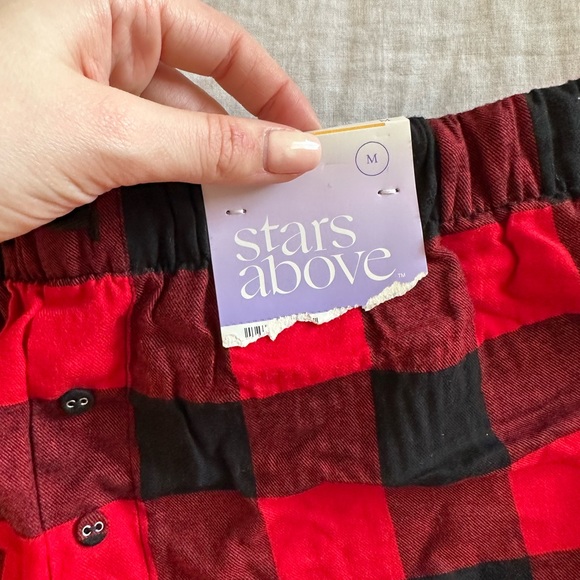 stars above | Intimates & Sleepwear | Red Checkered Pajama Shorts ...